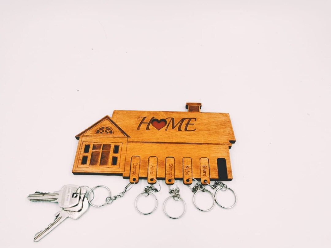 Wooden, Keys Holder, Hanger Design - House,home 2 Versions in One File ...