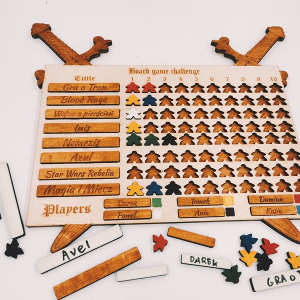 Wooden Board Game Svg Files - Etsy