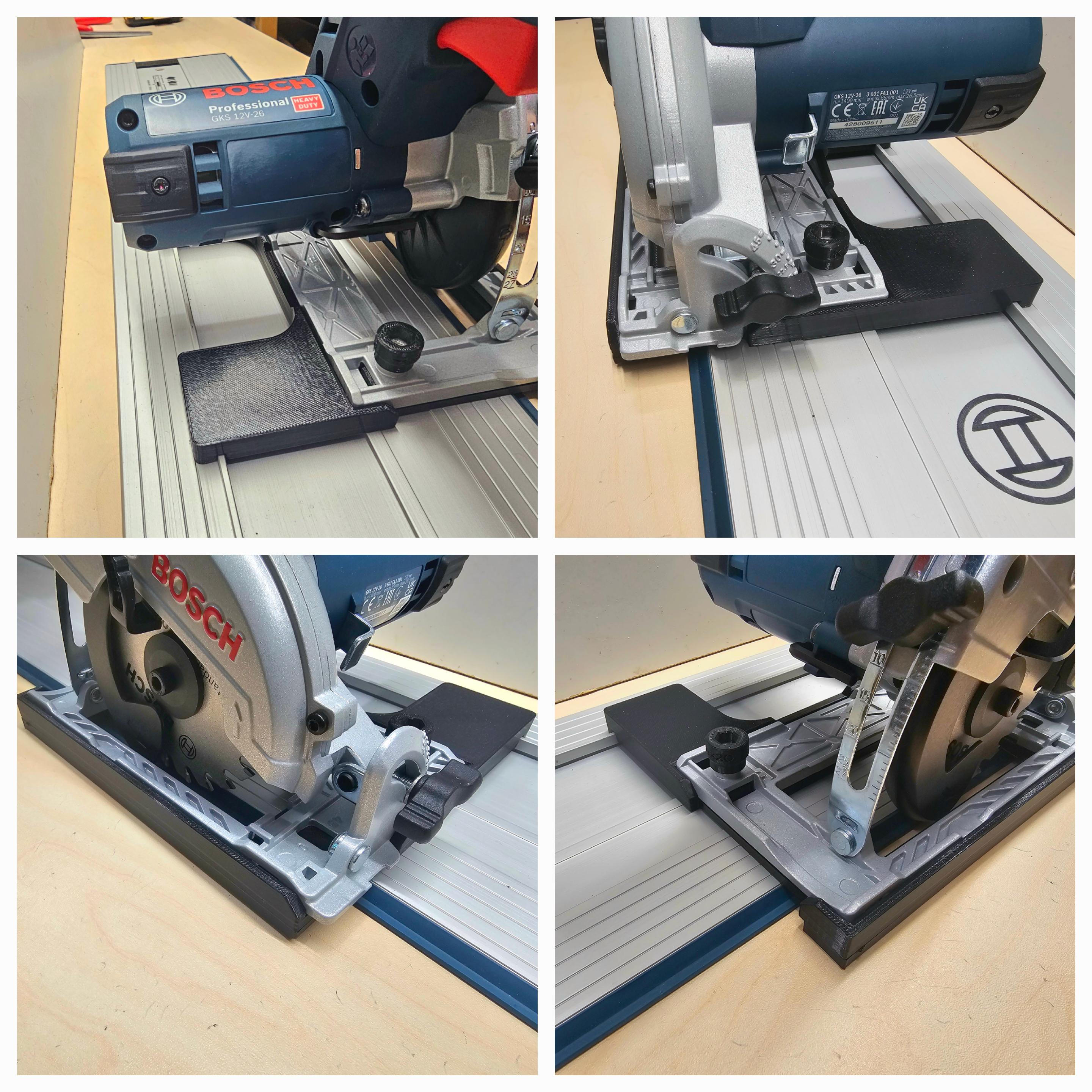 Bosch GKS12V-26 Guide Rail Base Compatible With Bosch and Mafell Guide ...