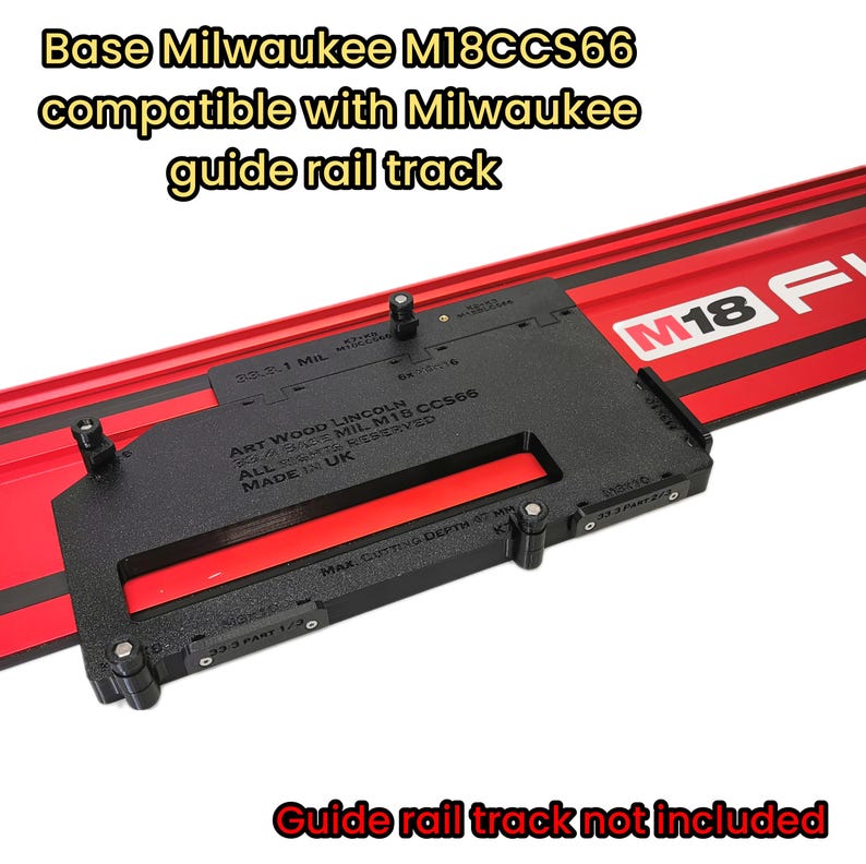 Guide Rail Base for Milwaukee Circular Saw M18CCS66-0 Compatible With ...