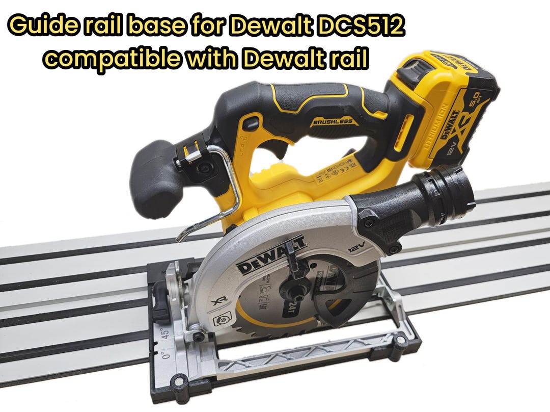 Dewalt DCS512 12V 140mm Circular Saw Guide Rail Base Compatible With ...