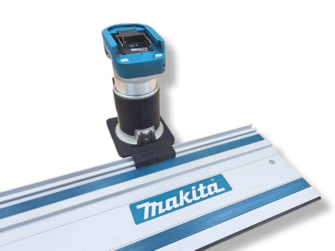 Makita DRT50 RT0700 RT0702 Adapter Router 18V to MAKITA Guide Rail ...
