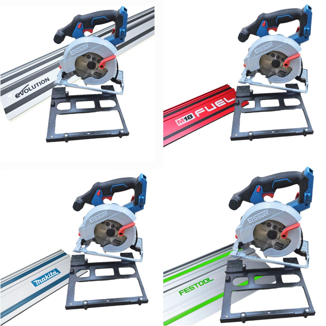 Guide Rail Base for Erbauer Circular Saw ERI1085CSW 165mm 18V ...