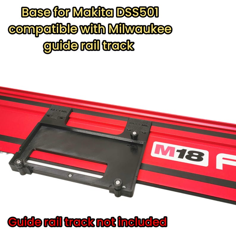 Makita DSS501 DSS501Z XSS03Z Circular Saw Guide Rail Base Compatible ...