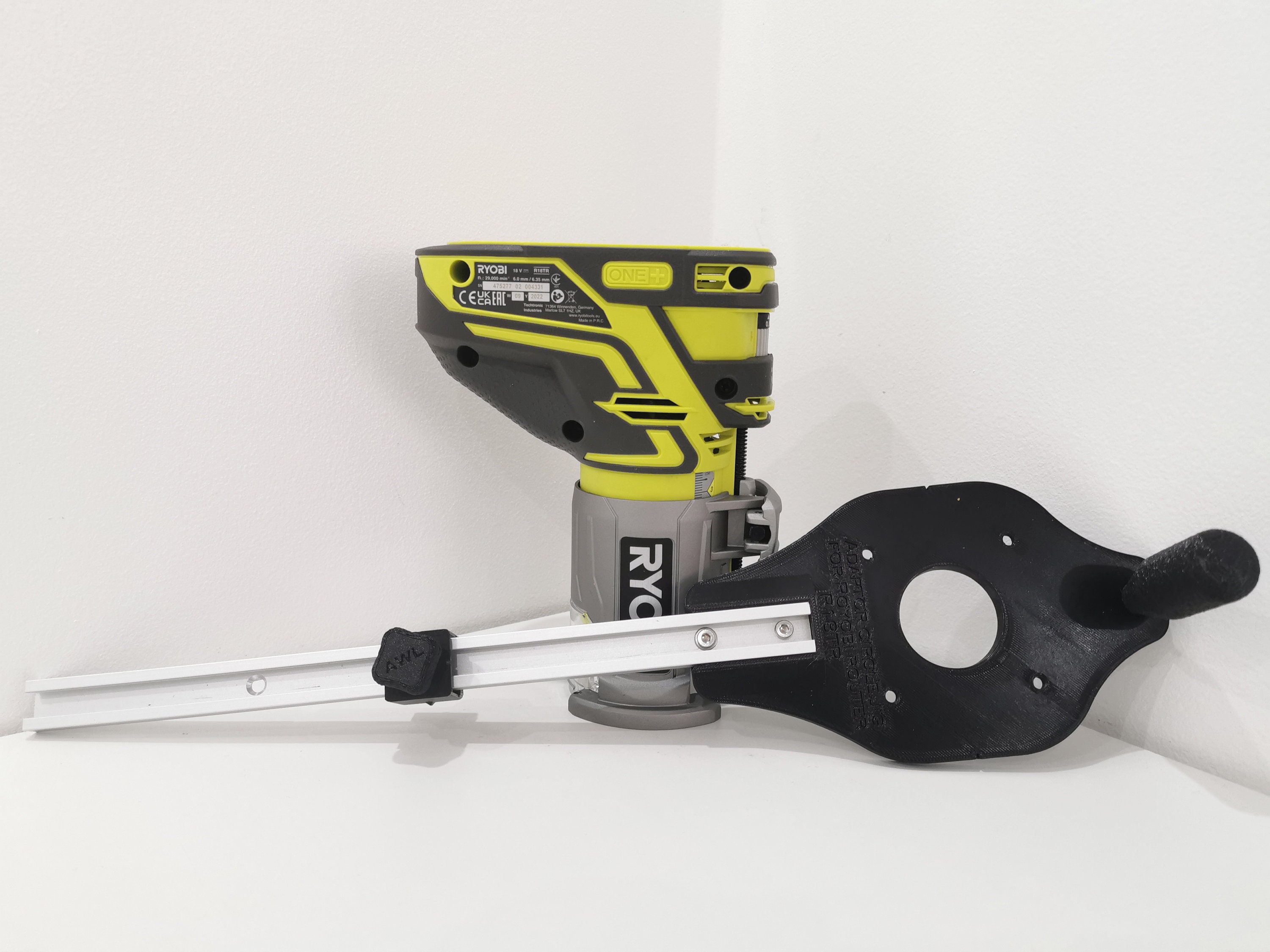 Adaptor Base Circle Jig for Ryobi Router RTR18-0 Woodworking Groove ...