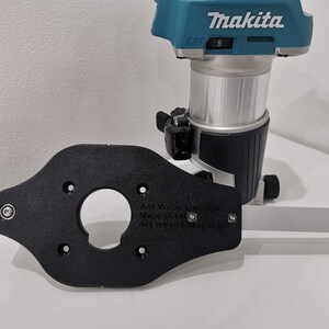 Adapter Cirkelmal voor Makita DRT50 RT0700C RT0702 Trim Router Base Jig ...