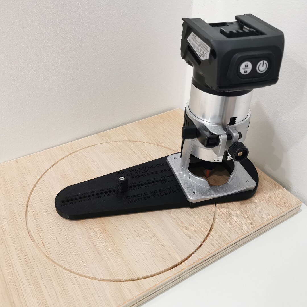 Digital ONLY STL Files! Adaptor Circle Jig for Trend T18S/R14 Trim ...