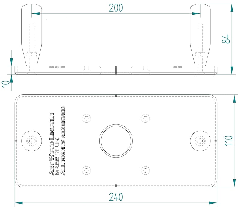 Sub Base Plate Erbauer Router EPR710 Woodworking Slotting - Etsy