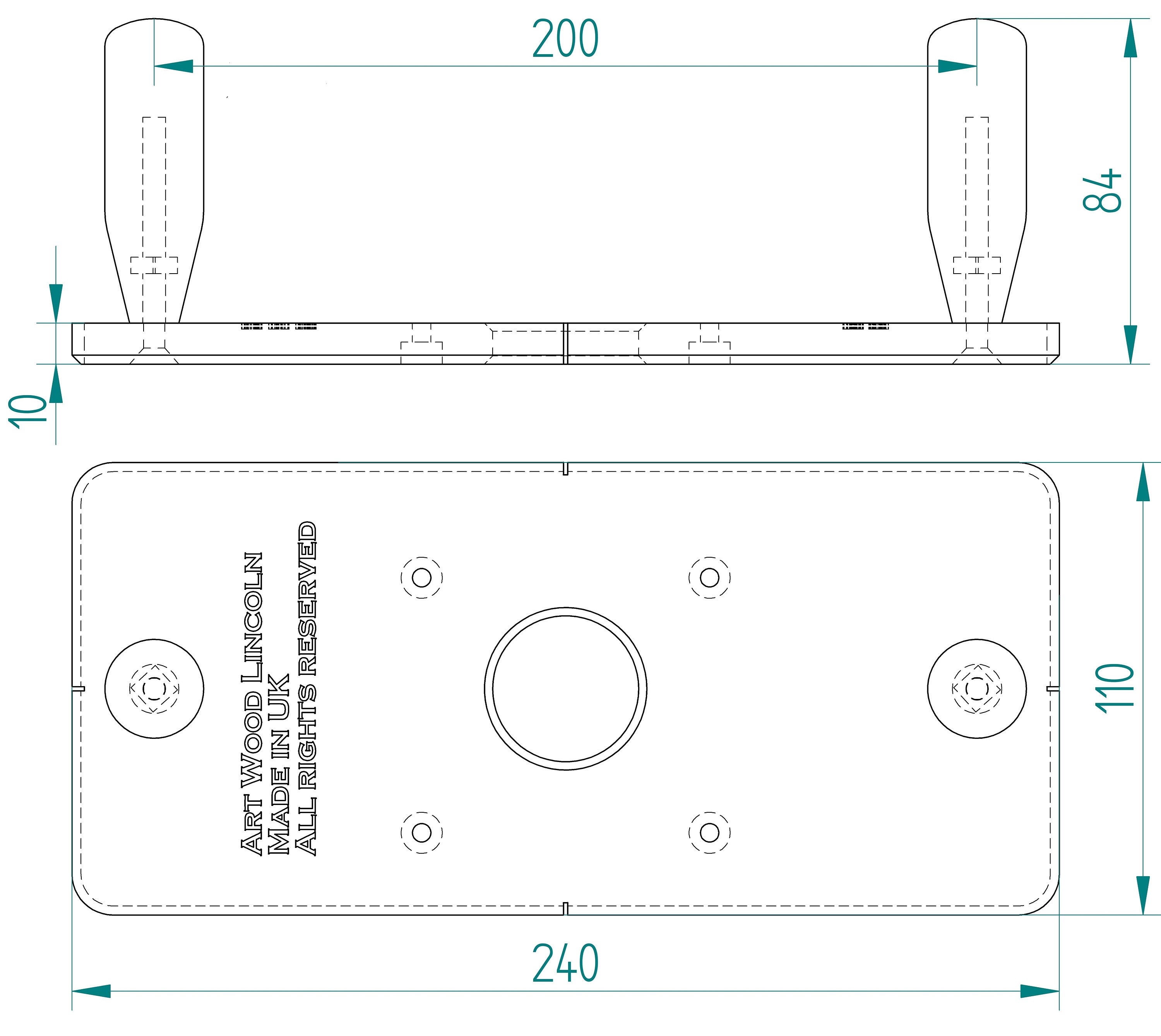 Sub Base Plate Erbauer Router EPR710 Woodworking Slotting - Etsy