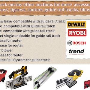 Dewalt DCW604 DCW600 D26200 2in1 Adaptor Circle Jig Offset Base Router ...