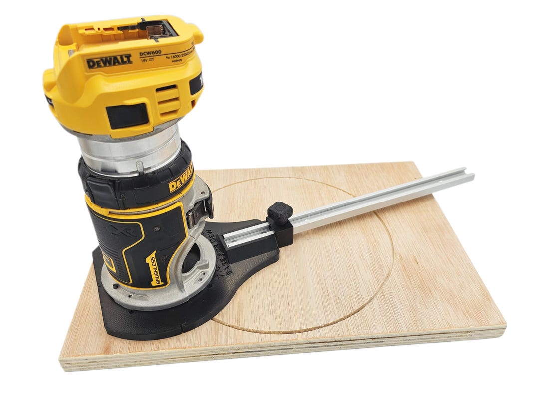 Dewalt DCW600 DCW604 D26200 Circle Jig Base 230mm up to 700mm - Etsy