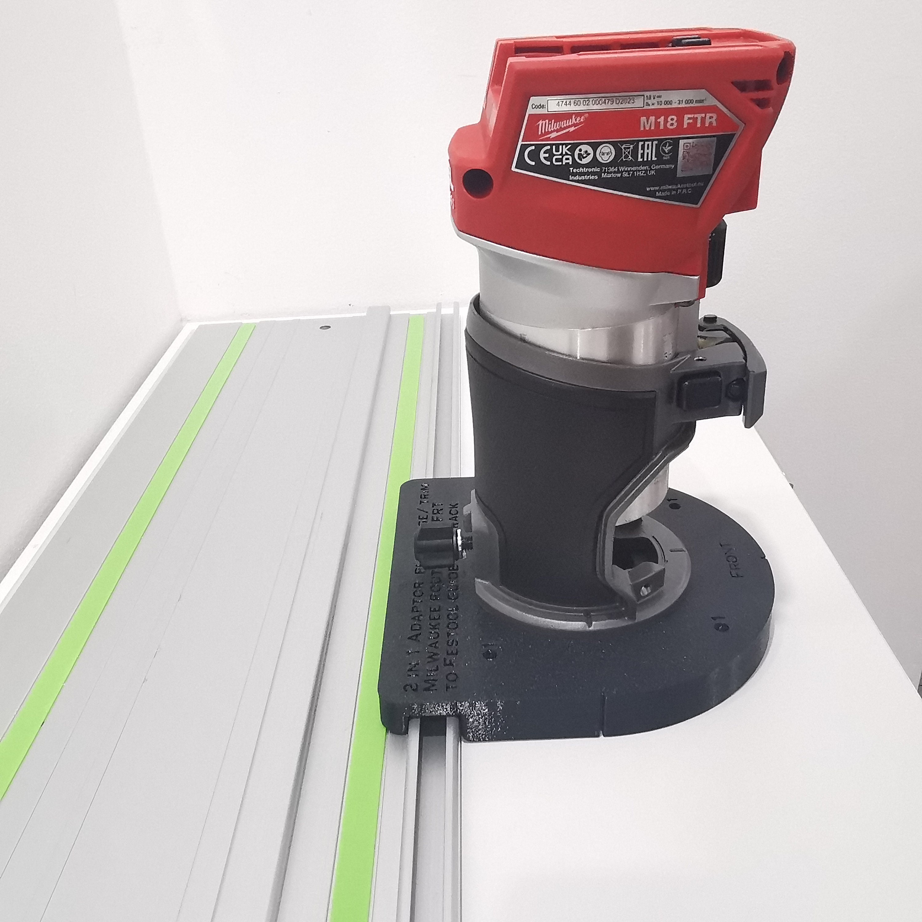 2 in 1 Adaptor Plate for Milwaukee Router M18 FTR Pluge Trim Base to ...