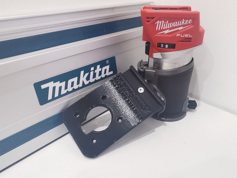 Digital ONLY STL Files! Adaptor Plate for Milwaukee Router M18 FRT ...
