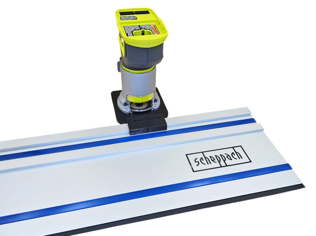 Ryobi RTR18-0 R18TR-0 ONE+ Adaptor Base Router Guide SCHEPPACH Rail ...