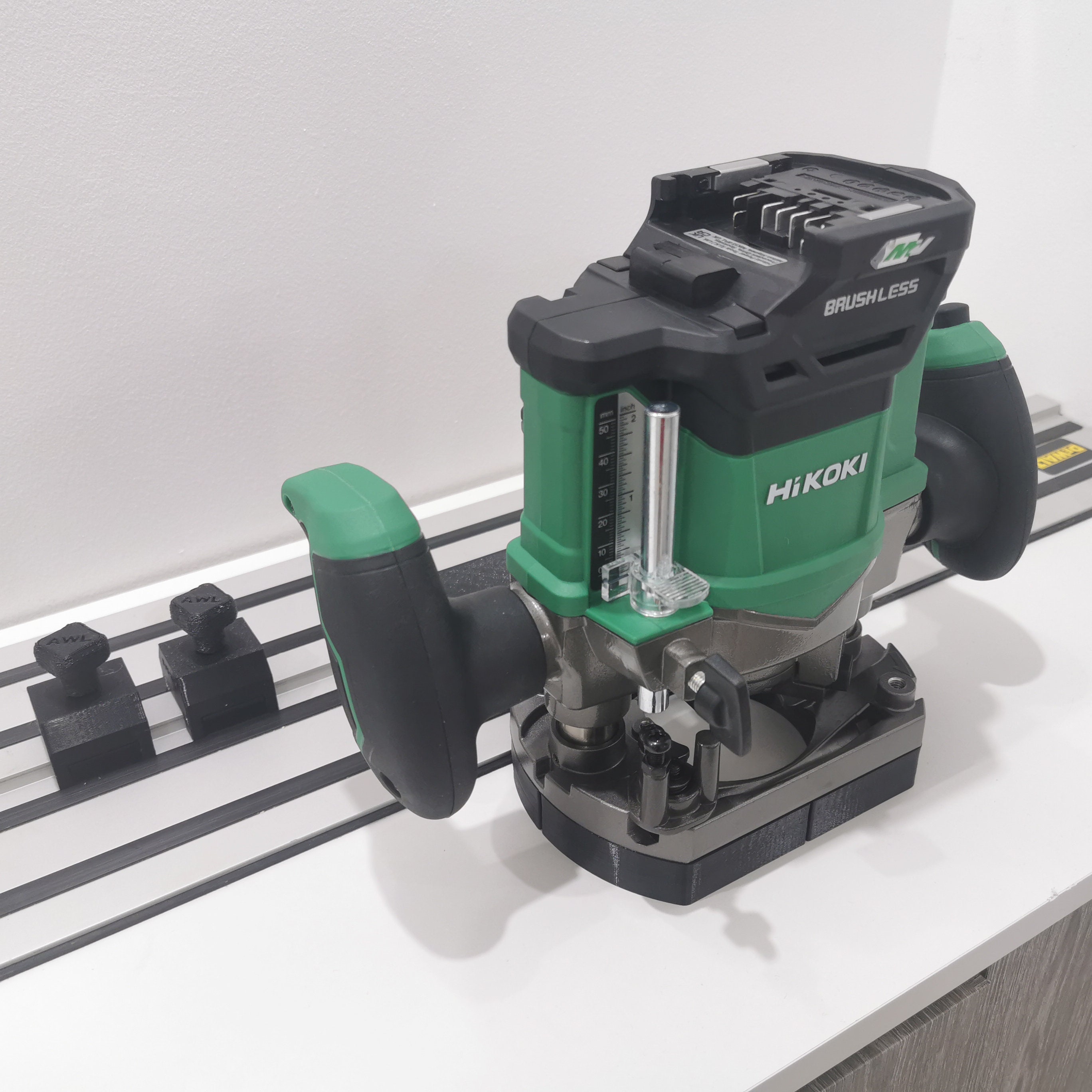 Adaptor Plate Hikoki M3612DAJPZ to Guide Rail / Guide Rail Limits ...