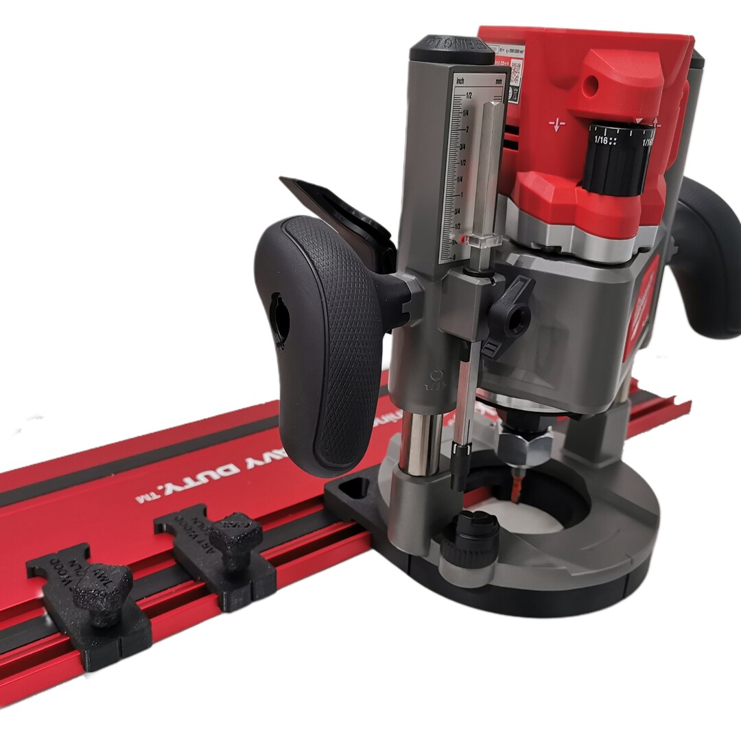 Adaptor Plate for Milwaukee Router M18 FR12 1/2 Trim Base to Milwaukee ...