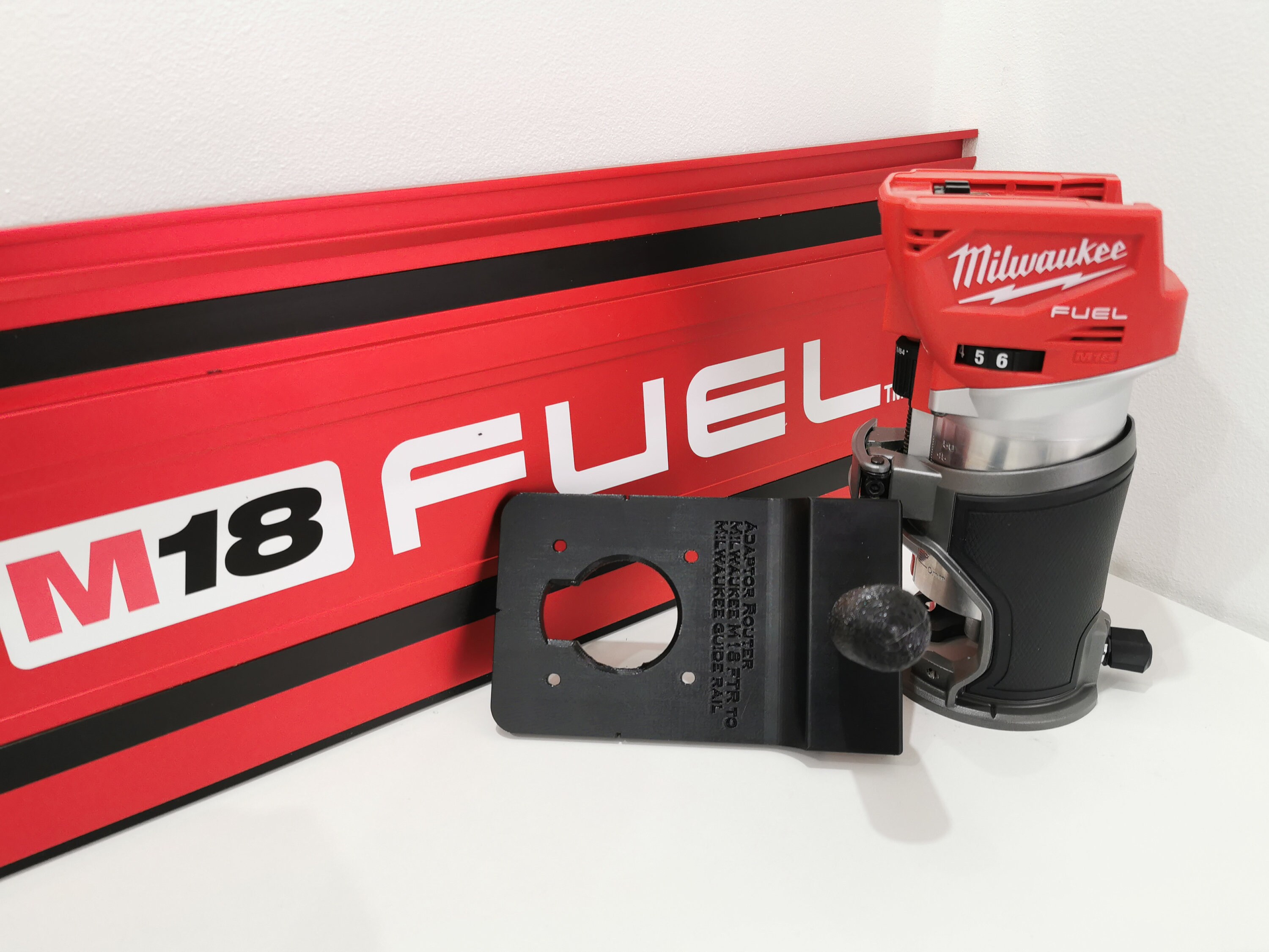 Digital ONLY STL Files! Adaptor Plate for Milwaukee Router M18 FRT ...