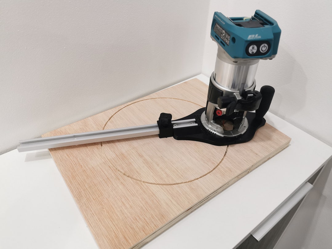 Adaptor Circle Jig for Makita DRT50 RT0700C RT0702 Trim Router Base Jig ...