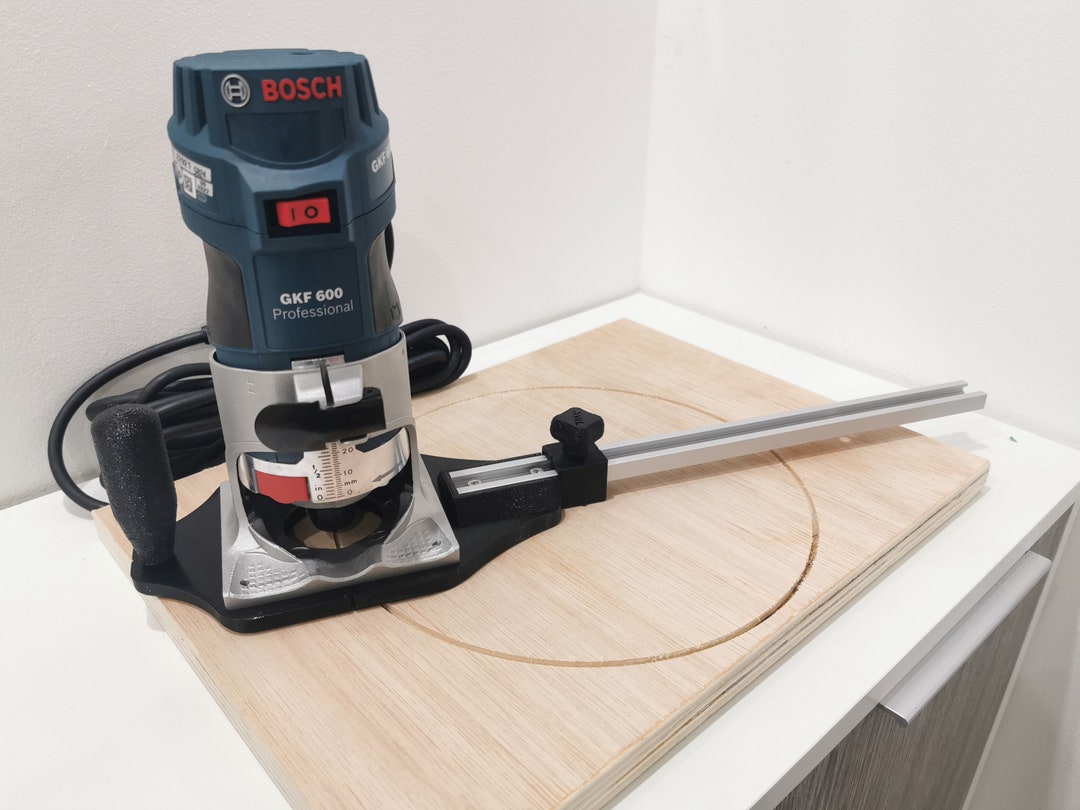 Adaptor Base Circle Jig for Bosch Router GKF600 Woodworking Milling ...