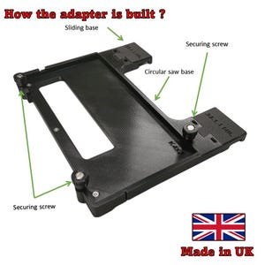 Makita DSS501 DSS501Z XSS03Z Circular Saw Guide Rail Base Compatible ...