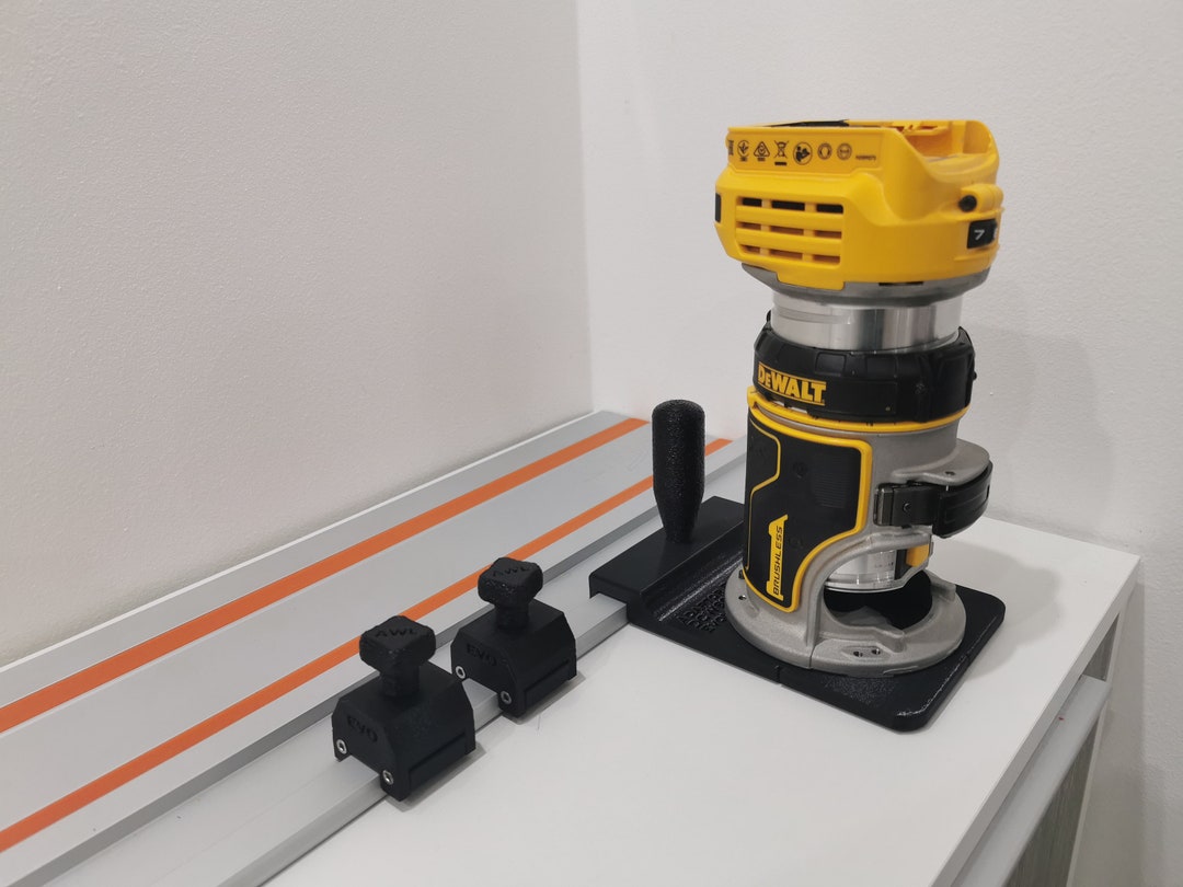 Adaptor Plate for Dewalt Router DCW600 DCW604NT to Evolution Guide Rail ...