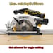 Dewalt Circular Saw DCS391 DCS565 Compatible With Dewalt Guide Rail ...