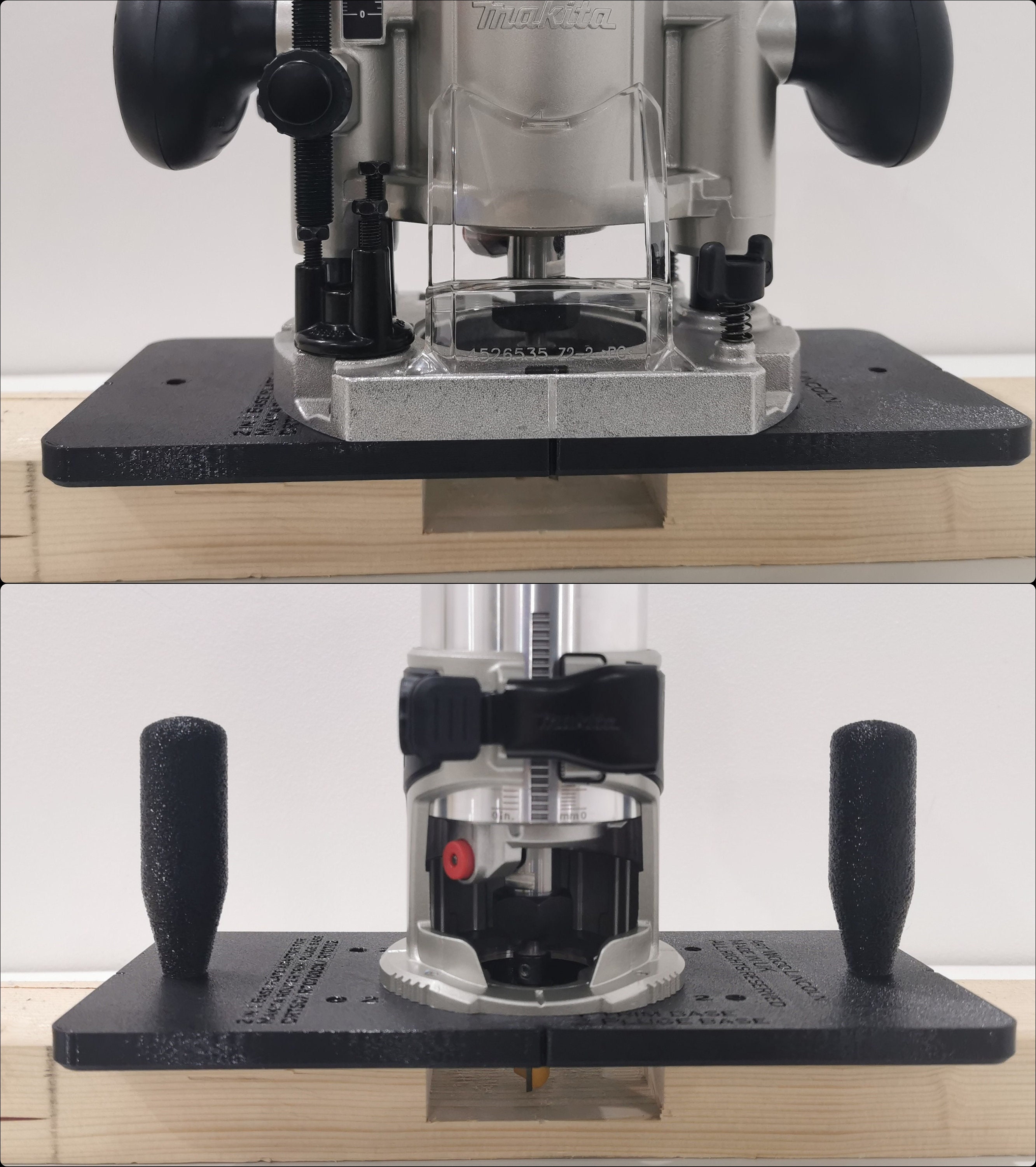 2in1 Sub Base Plate for Makita Router DRT50 RT0700C RT0702 XTR01Z ...