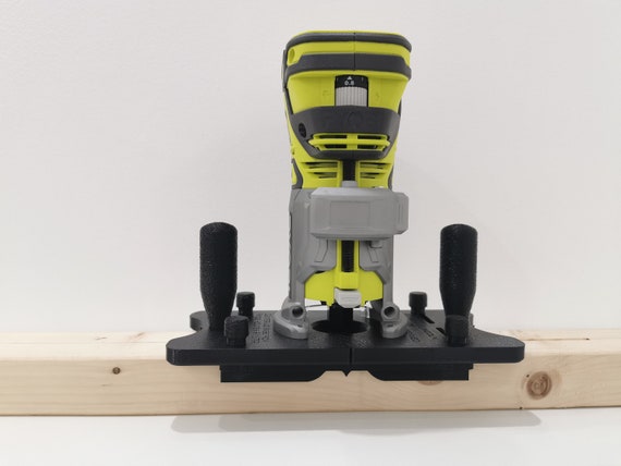Center Jig Adaptor for Ryobi Router R18TR 0 Groove Milling Woodworking Etsy Australia