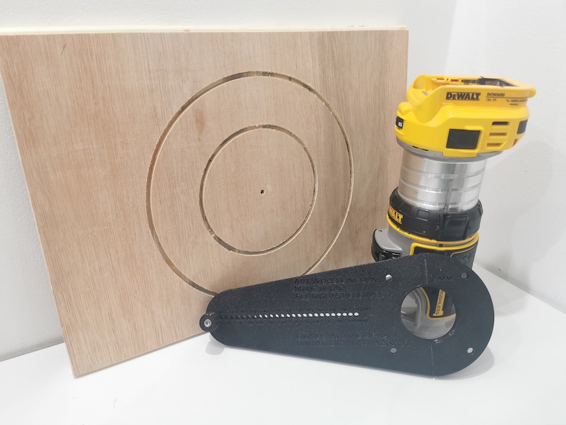 Digital ONLY STL Files! Adaptor Circle Jig for Dewalt DCW600 DCW604 ...