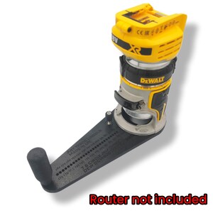 Dewalt DCW604 DCW600 D26200 2in1 Adaptor Circle Jig Offset Base Router ...