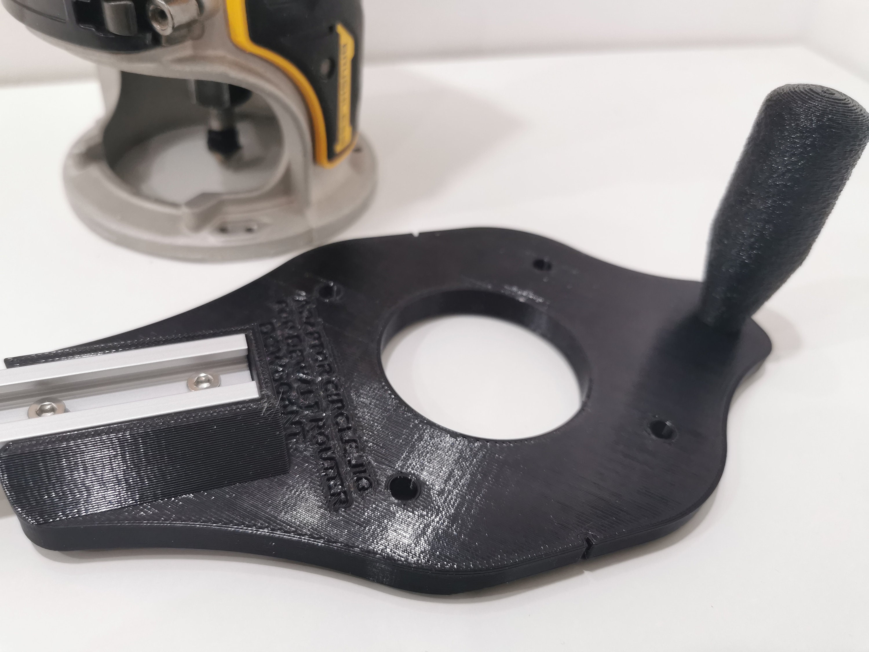 Adaptor Base Circle Jig for Dewalt Router DCW600 DCW604 D26200 Trim ...