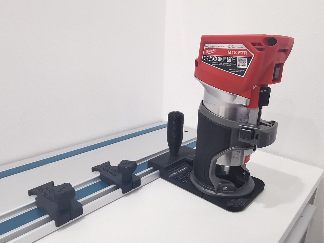 Digital ONLY STL Files! Adaptor Plate for Milwaukee Router M18 FRT ...