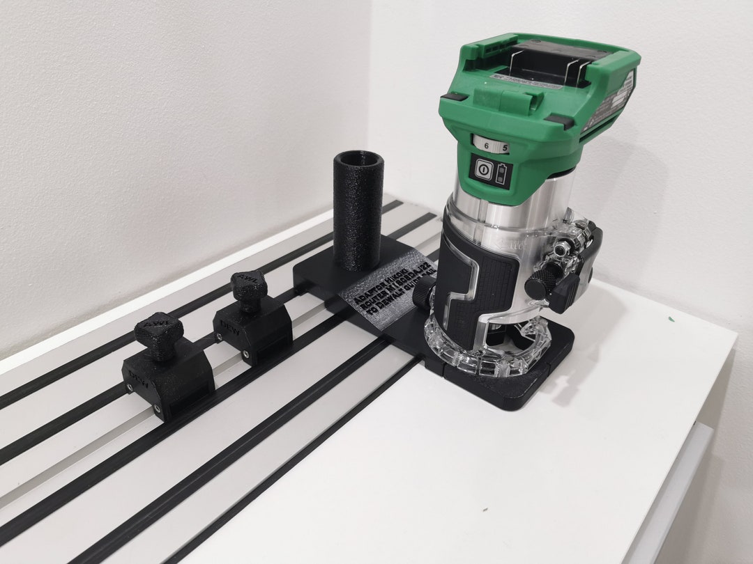 Adaptor Plate for Hikoki Router M1808DAJ2Z to Dewalt Guide Rail/ Guide ...