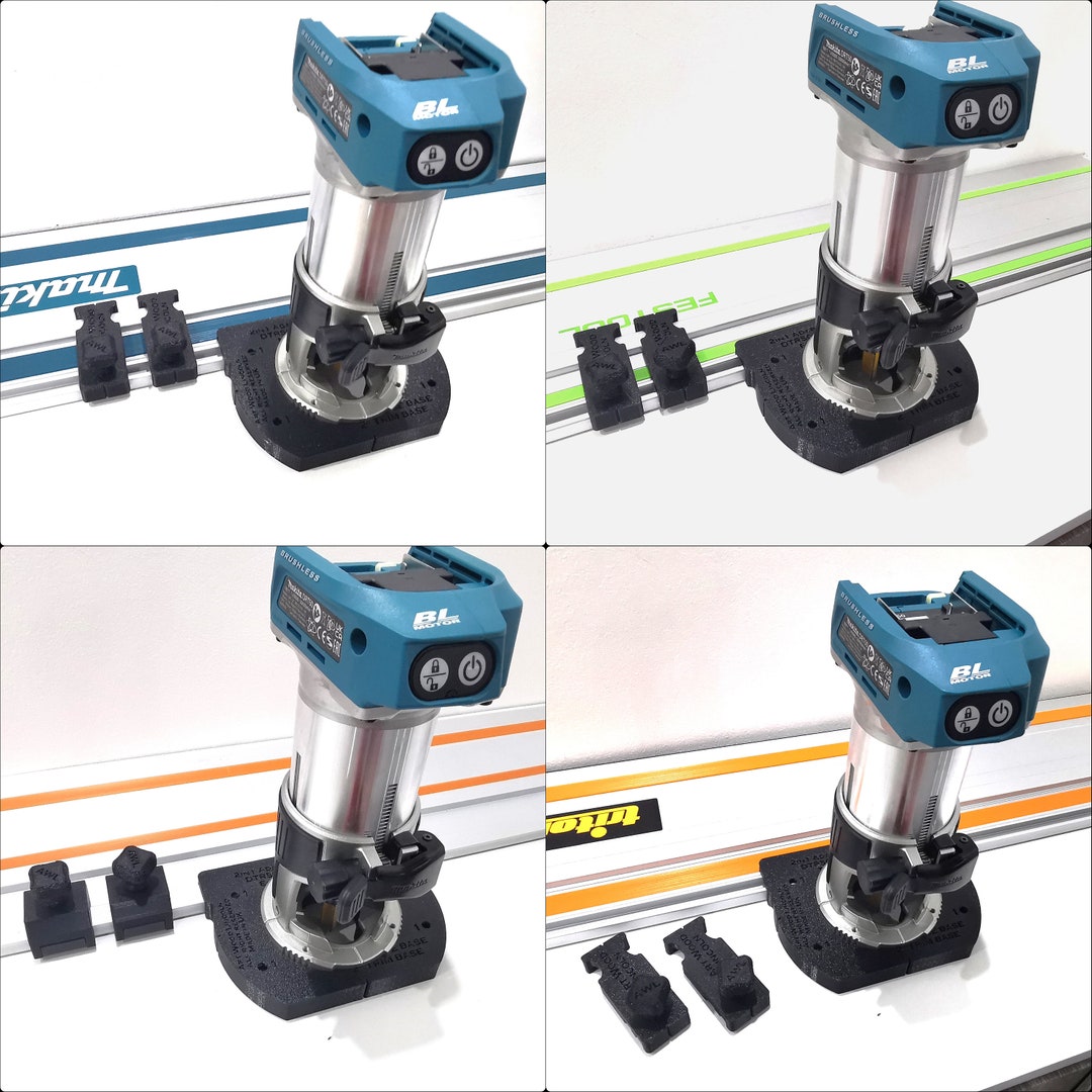 2in1 Adaptor Pluge Trim Base for MAKITA Router DRT50 RT0700 RT0702 ...