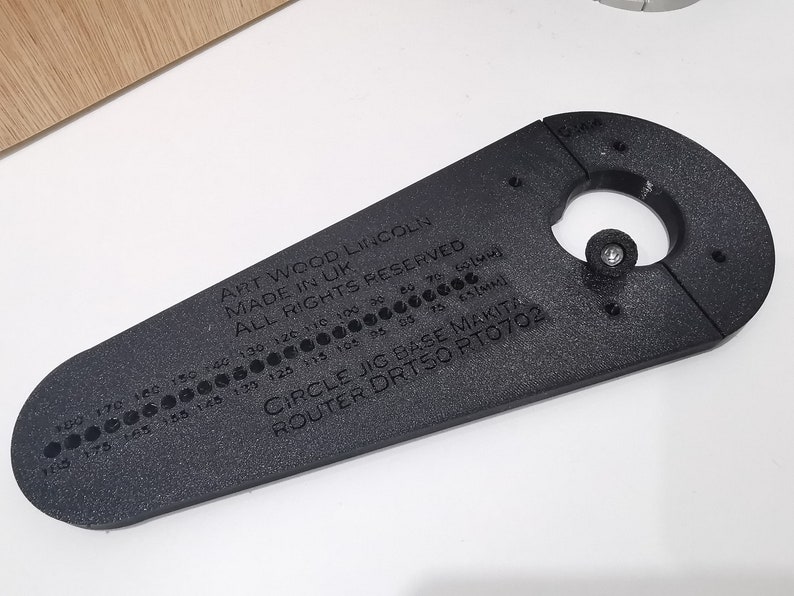 Digital ONLY STL Files! Adaptor Circle Jig for Makita RT0702 DRT50 ...