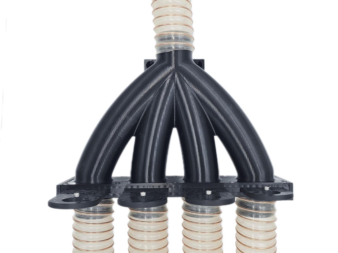 4 Way Blast Gate Vacuum Dust Extraction Waste Pipe Systems Splitter ...