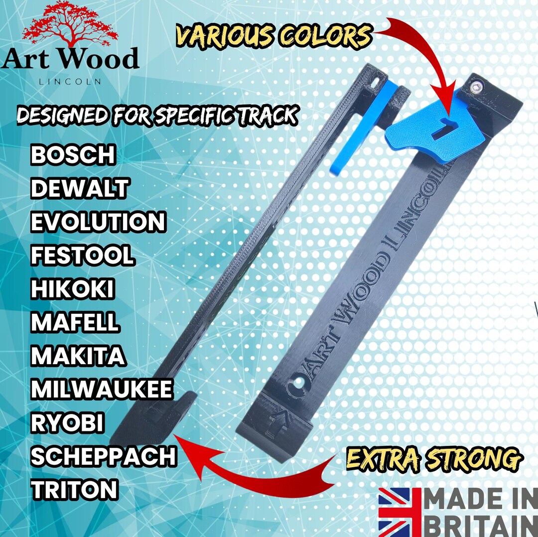 Wall Mount EXTRA STRONG Bracket Guide Rail Saw Track HEAVY Duty Makita ...