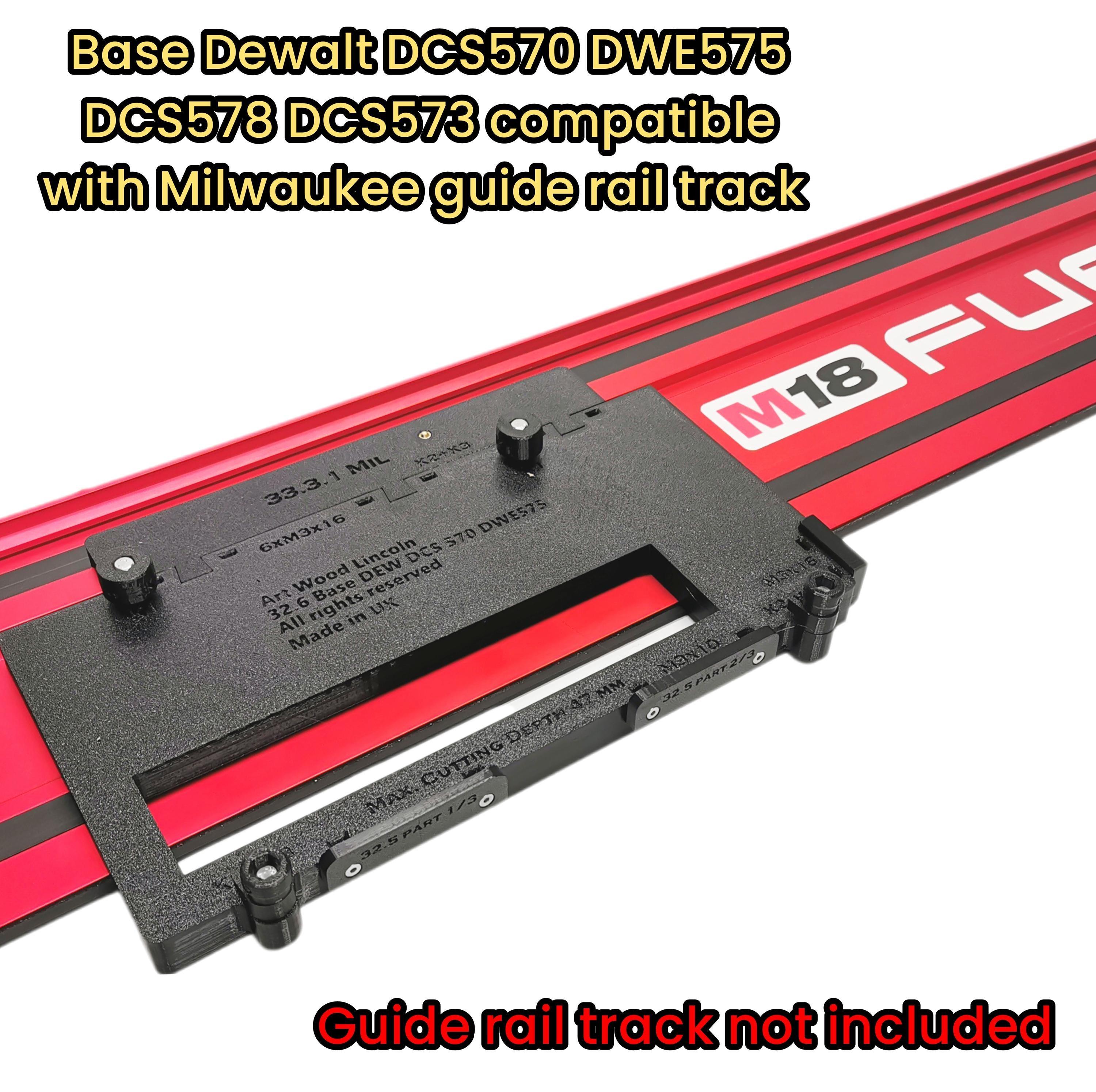 Dewalt dcs570 guide rail store
