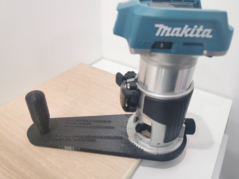 Offset Router Base Makita DRT50 RT0700CX RT07020 Groove Milling ...