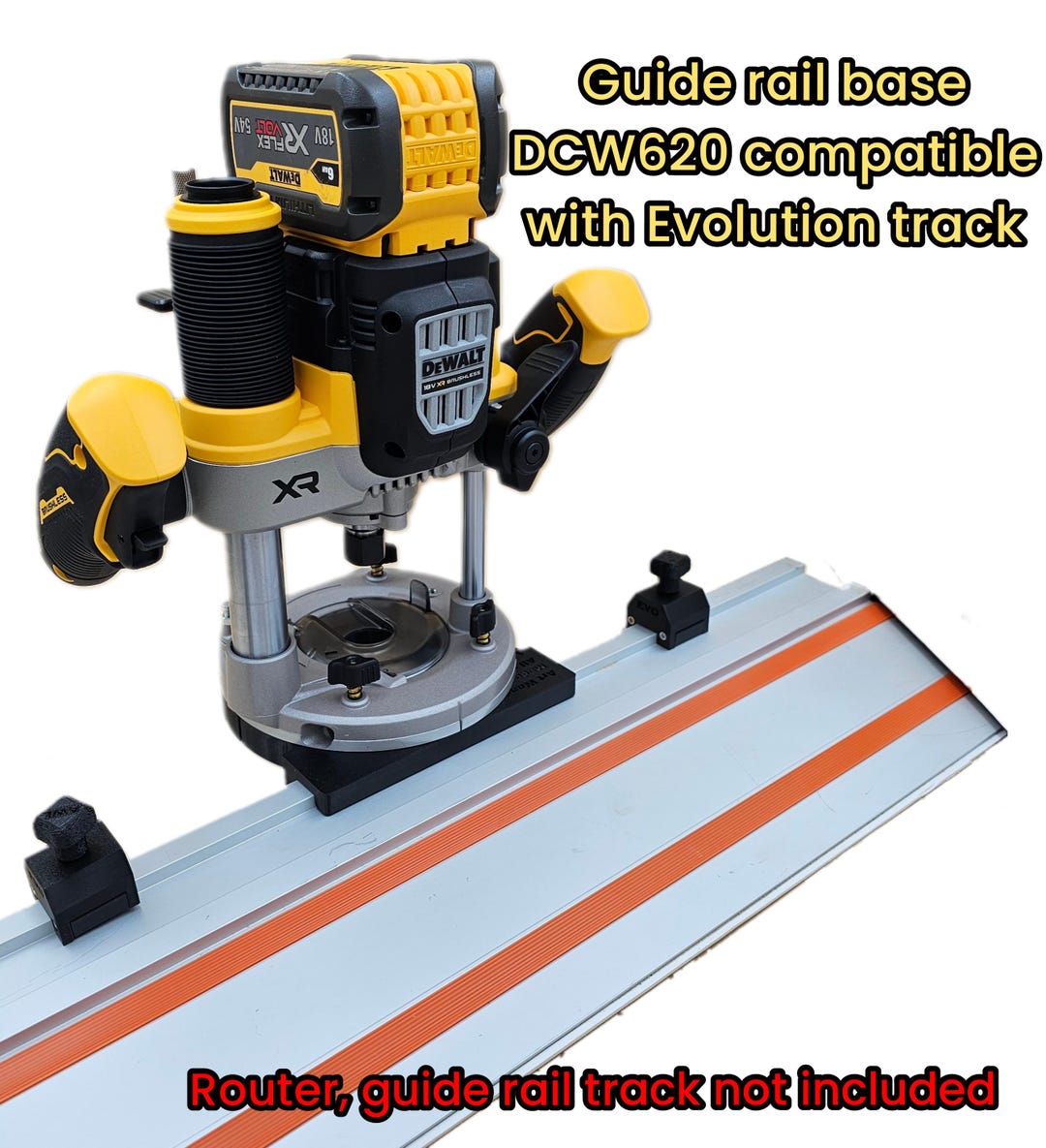 Dewalt DCW620 18V XR 1/2 Adaptor Router Groove Evolution ST2800 ...