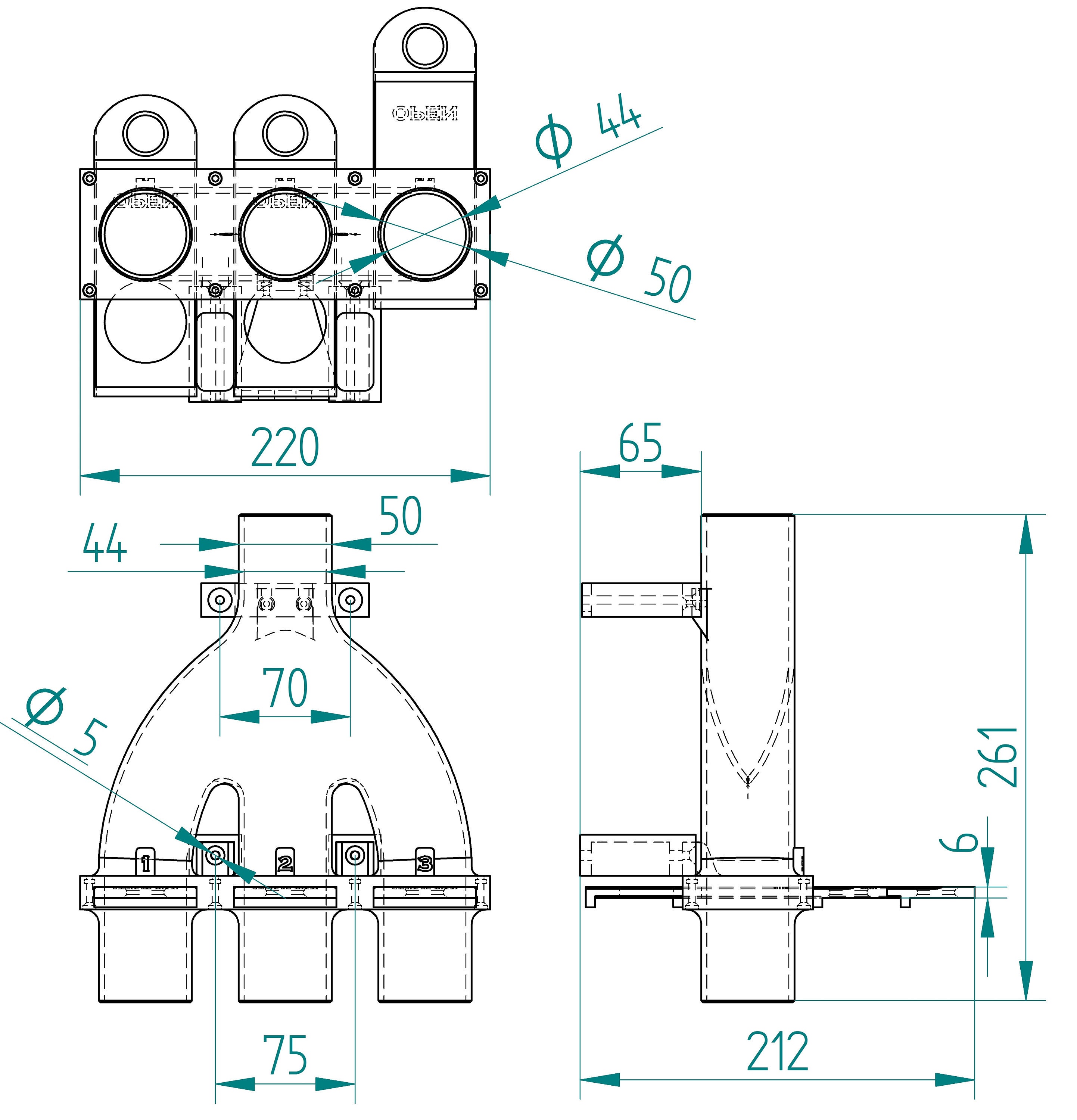 3 Way Blast Gate Vacuum Dust Extraction Waste Pipe Systems Splitter ...