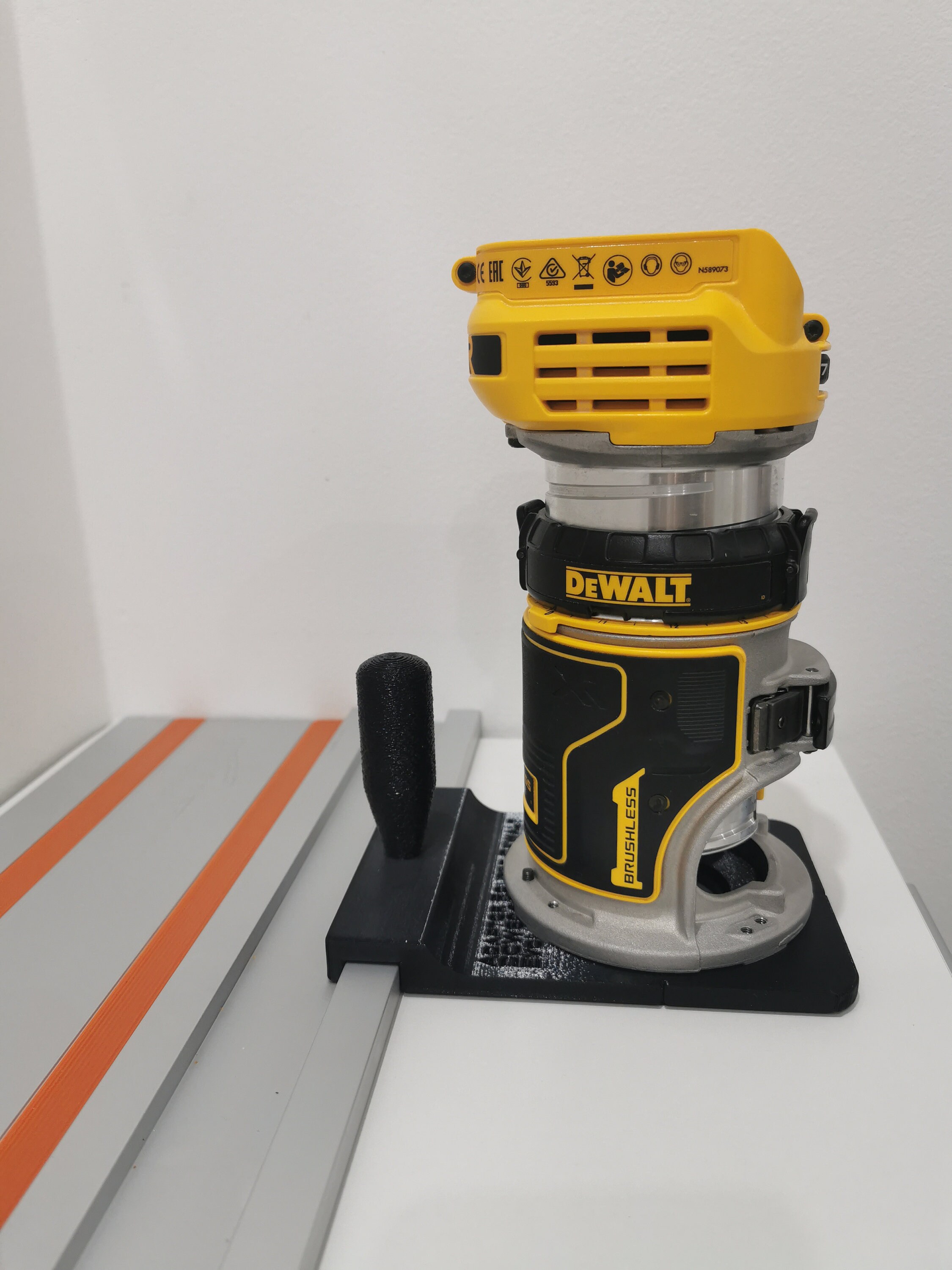 Adaptor Plate for Dewalt Router DCW600 DCW604NT to Evolution Guide Rail ...