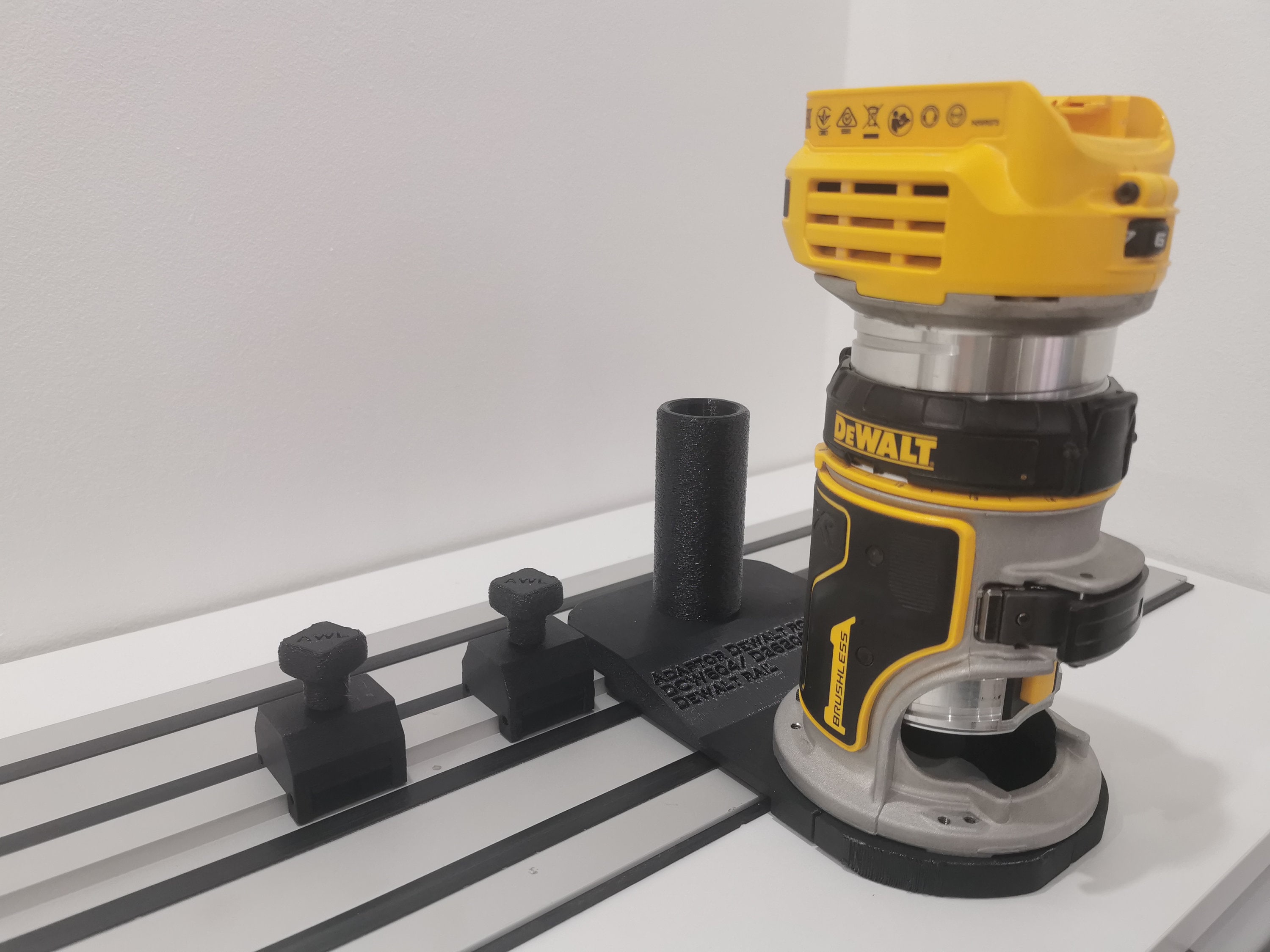 Adaptor Plate for Dewalt Router DCW600 DCW604NT D26200 to Dewalt Guide ...