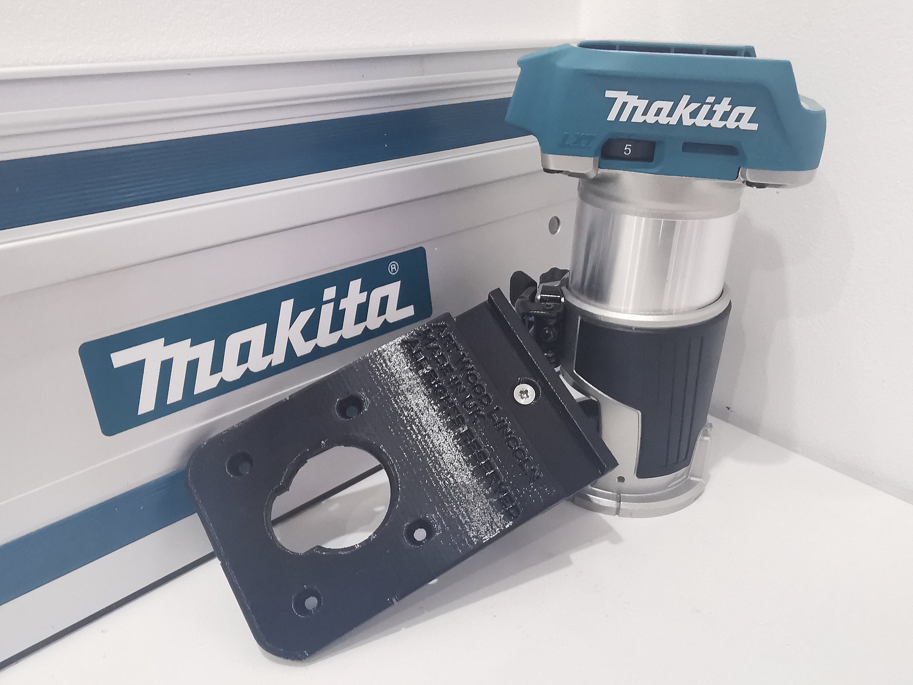 Digital ONLY STL Files! Adaptor Plate for Makita Router DRT50 RT0702 ...