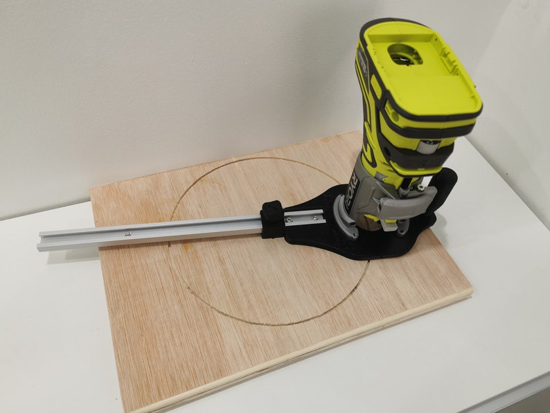 Adaptor Base Circle Jig for Ryobi Router RTR18-0 Woodworking Groove ...