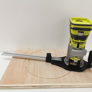 Adaptor Base Circle Jig for Ryobi Router RTR18-0 Woodworking Groove ...