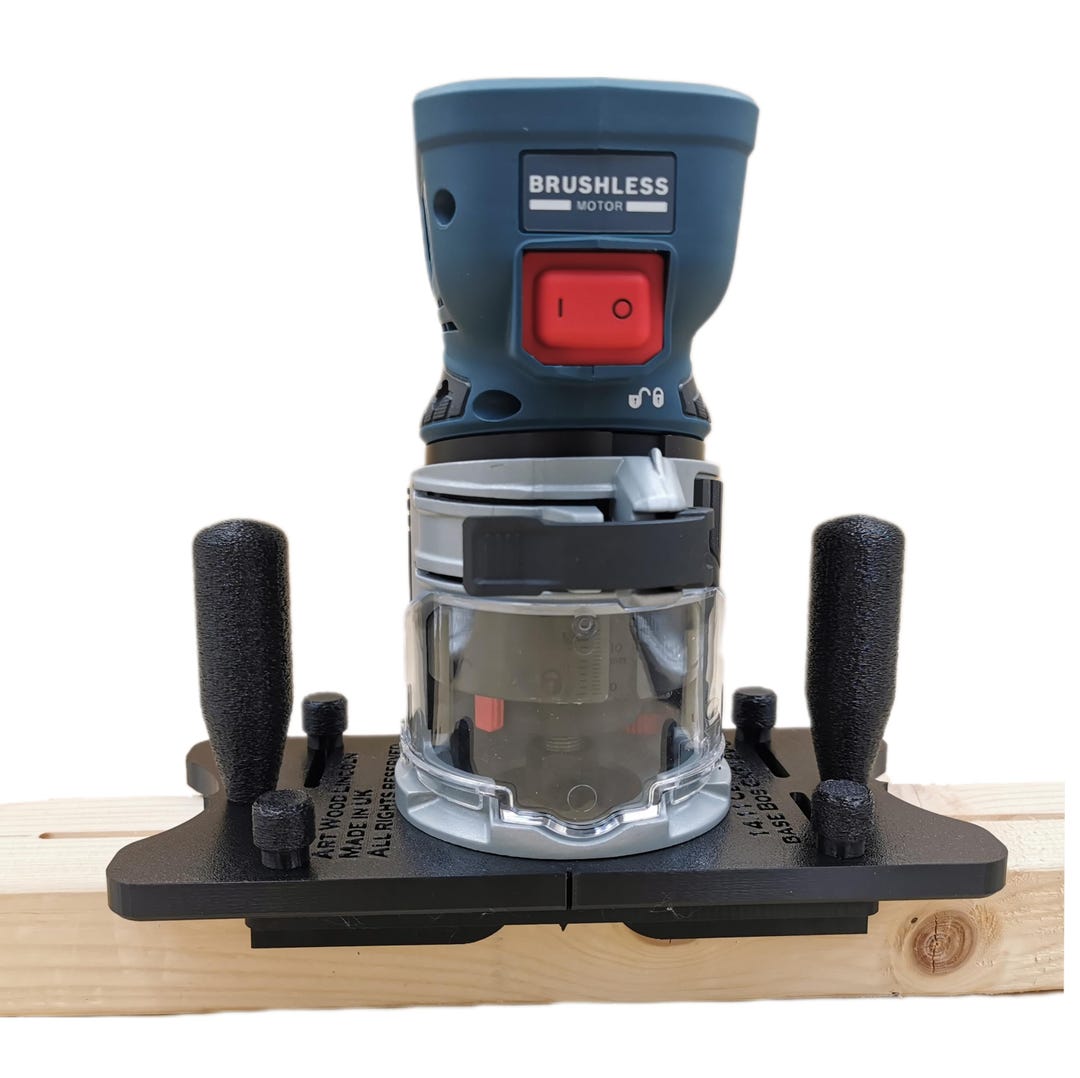 Center Jig Adaptor for Bosch Router GKF 18V-8 Groove Milling ...
