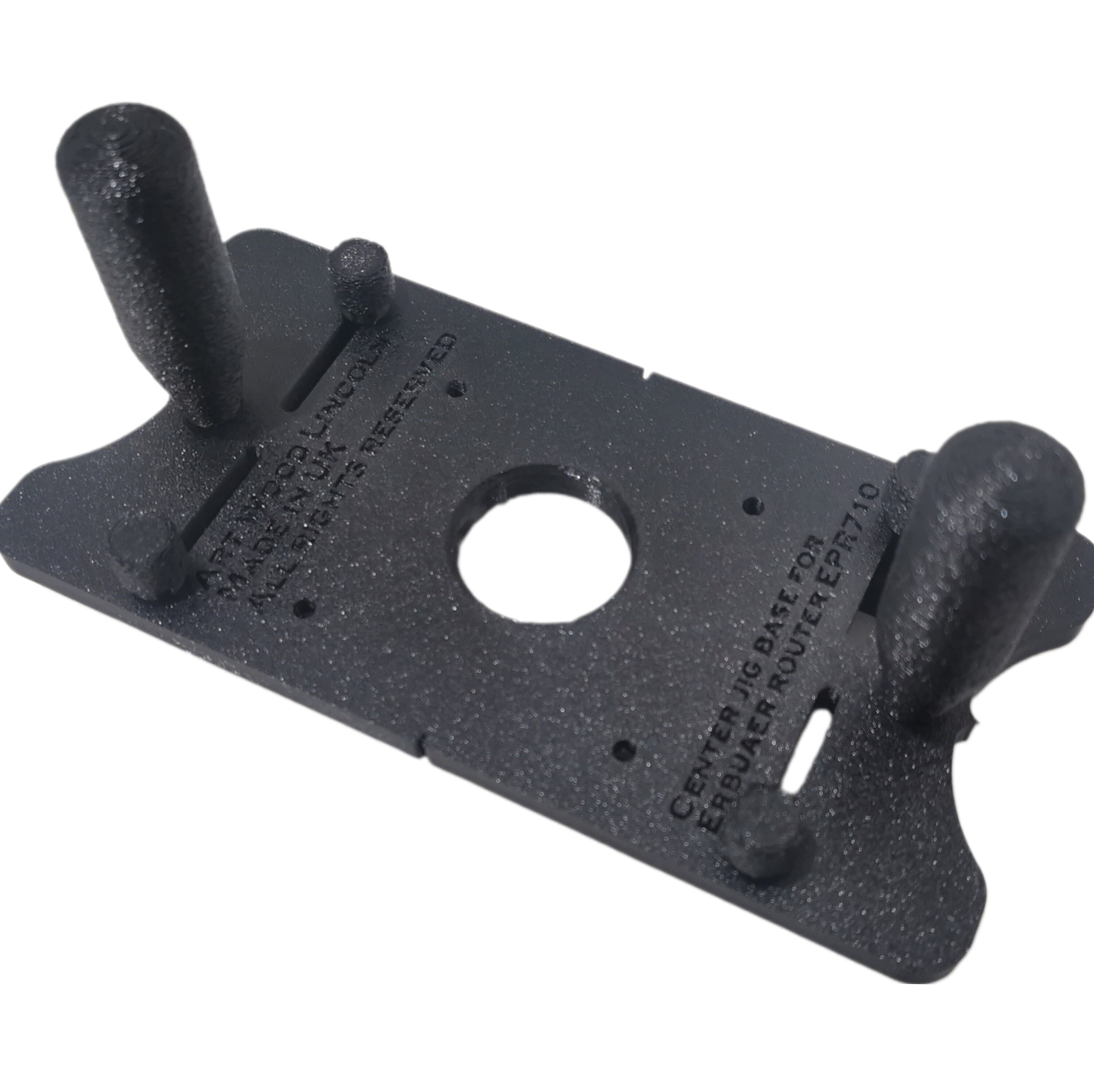 Center Jig Adaptor for Erbauer Router EPR710 Groove Milling Woodworking ...