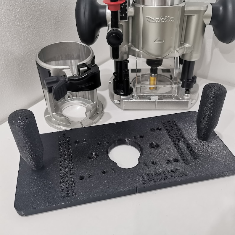 2in1 Sub Base Plate for Makita Router DRT50 RT0700C RT0702 XTR01Z ...