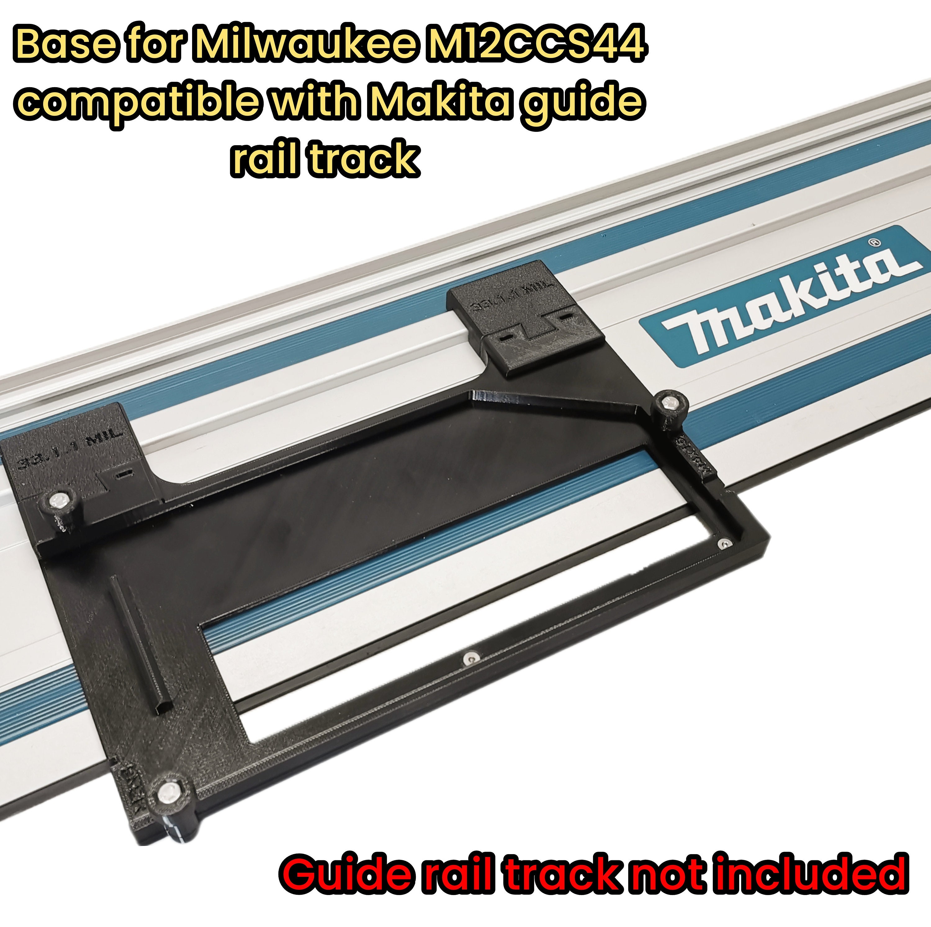 Milwaukee M12 CCS44 Circular Saw M12 FUEL 5 3 8 Guide Rail Base Compatible Milwaukee Makita Evolution or Festool Guide Rail Track 2530 20 Etsy UK